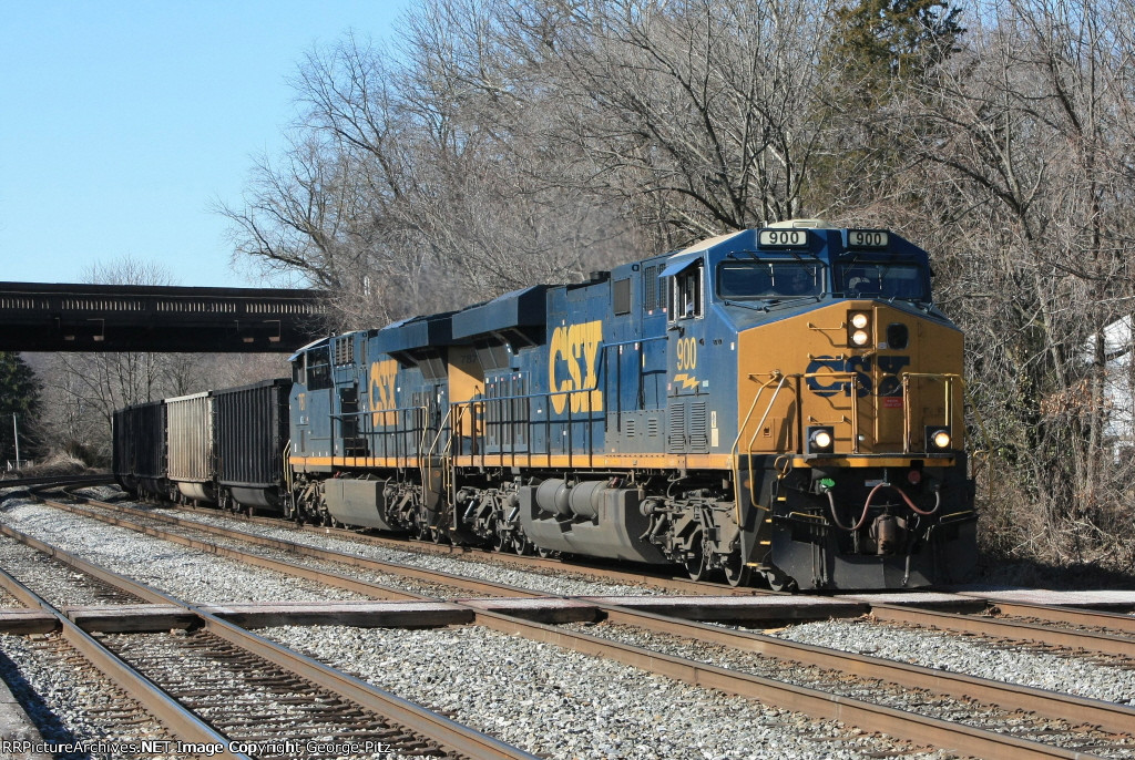 Eastbound off the Old Main Line